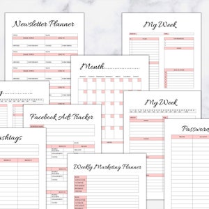 Bakery Business Planner Cakes Cupcakes Home Baking Bakery Printable ...