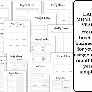 Business Planner Small Business Planner Home Business Organizer ...