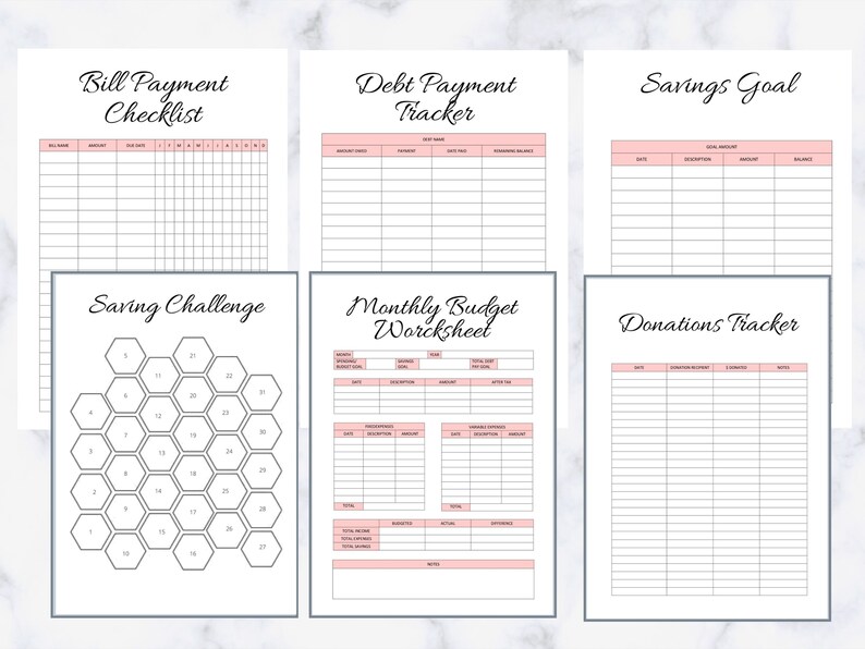Finance Planner Finance Planner Kit Finance Planner Book | Etsy