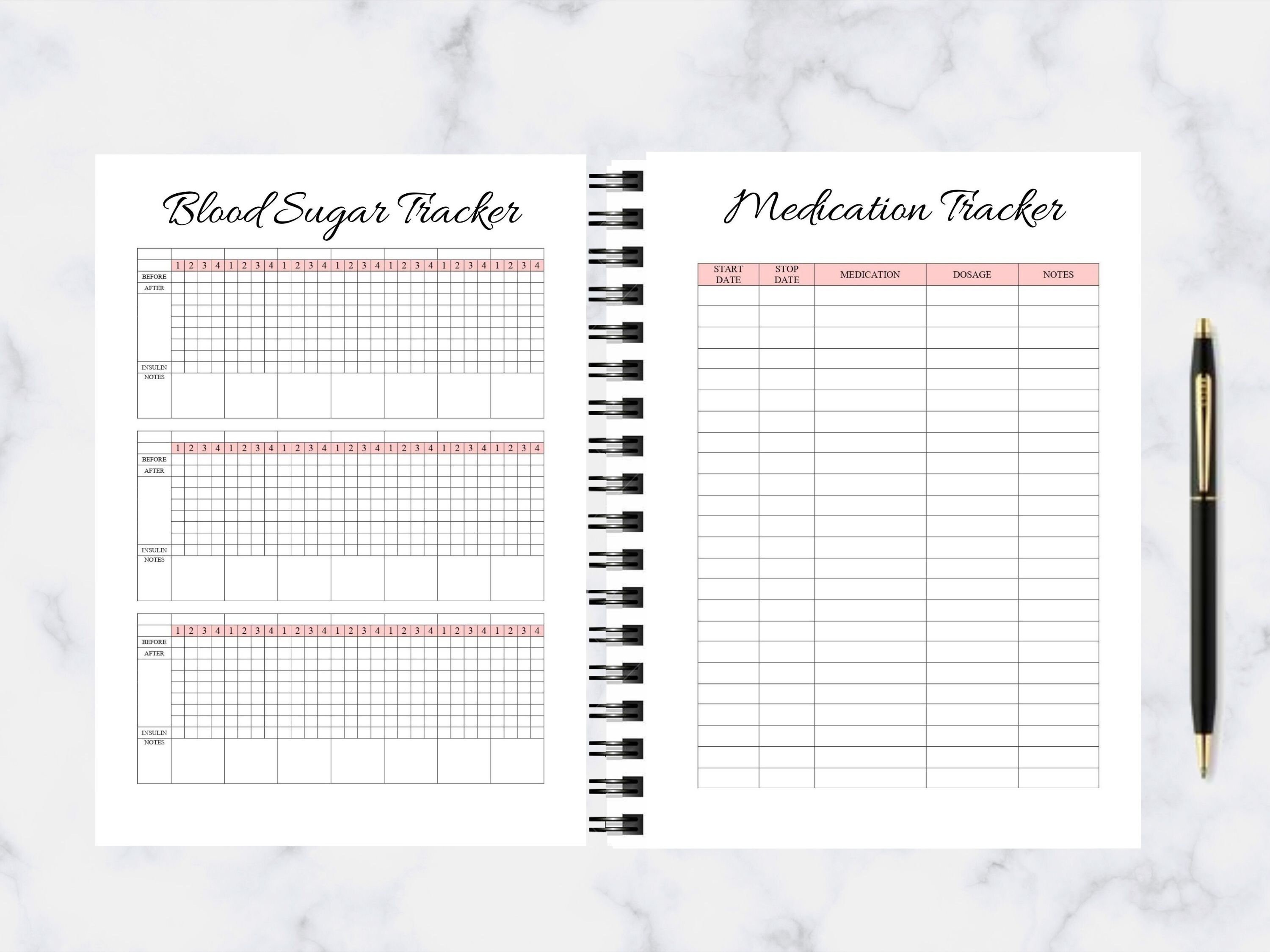 Printable Medical Planner Medical Planner Health Care | Etsy