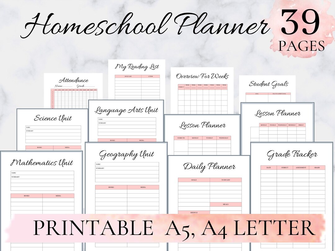 Homeschool Planner 2020-2021, Homeschool Planner, Homeschool Student ...