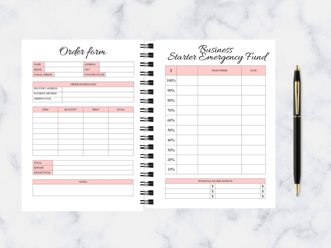 Small Business Planner Printable Small Business Planner - Etsy