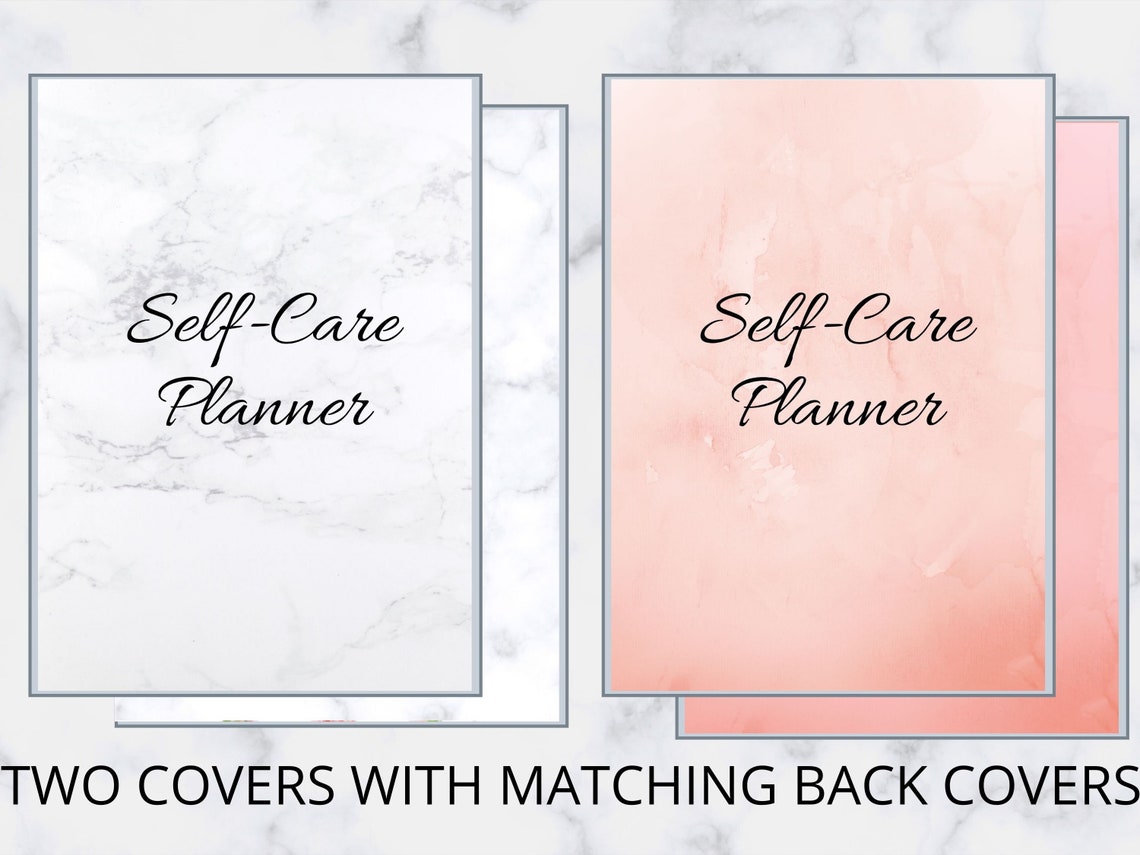 Self Care Planner Self Care Workbook Self Care Printable - Etsy