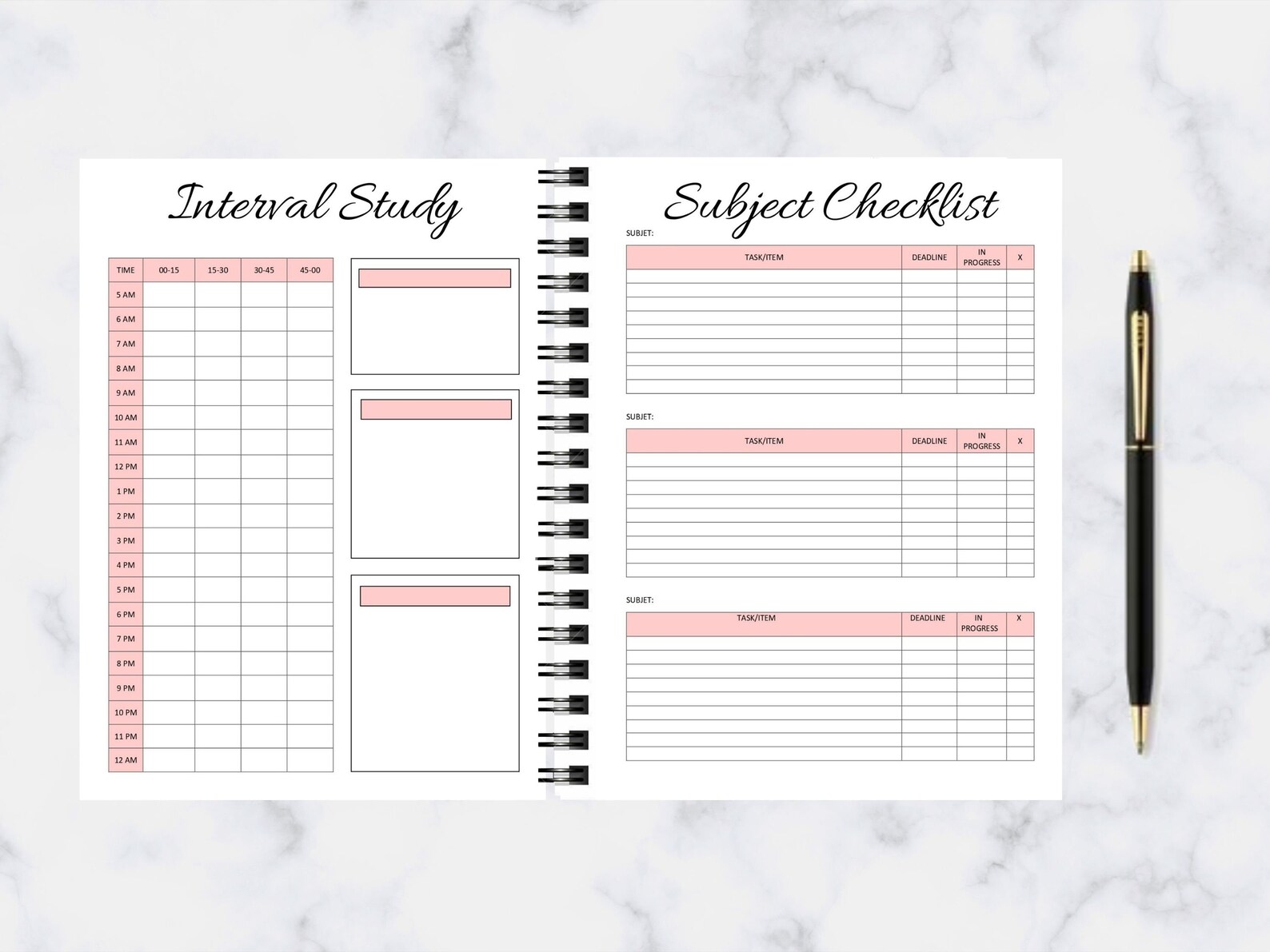 Student Planner Printable Study Planner School Planner College | Etsy