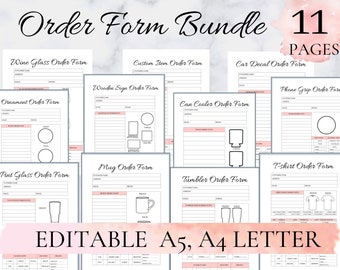 Pizza Party Order Form Template Order Form (Download Now) - Etsy