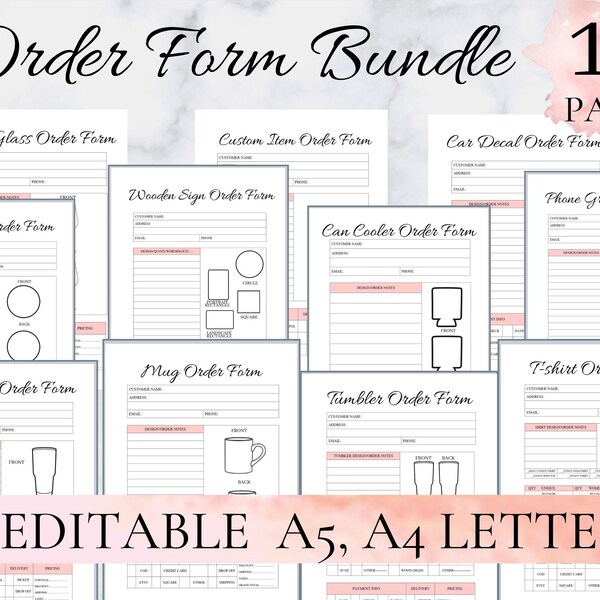 Custom Order Form - Etsy