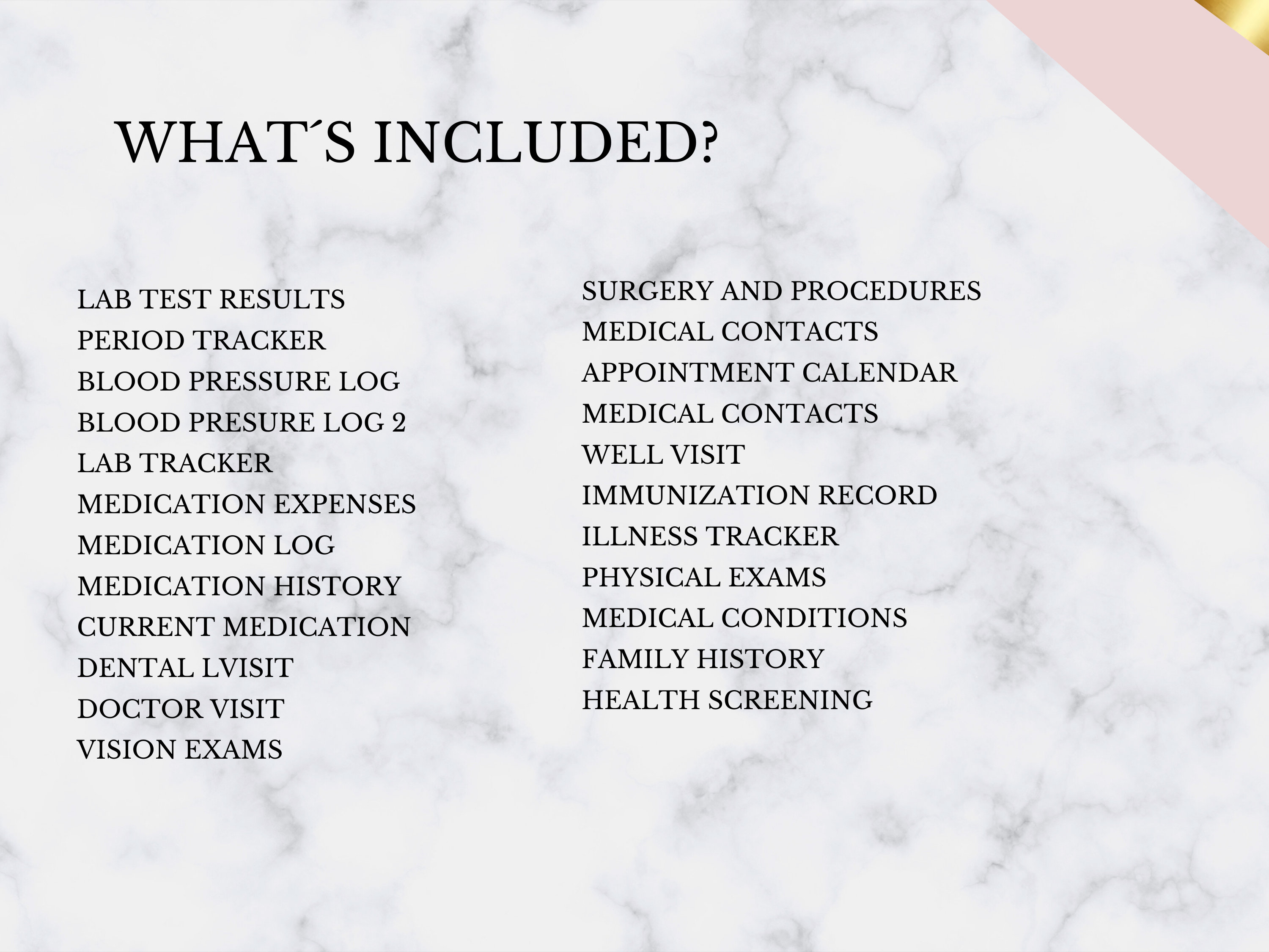 Printable Medical Planner Template, Healthcare Planner, Health Planner ...