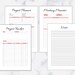 Printable Project Planner, Printable Project Tracker, Project Planner ...