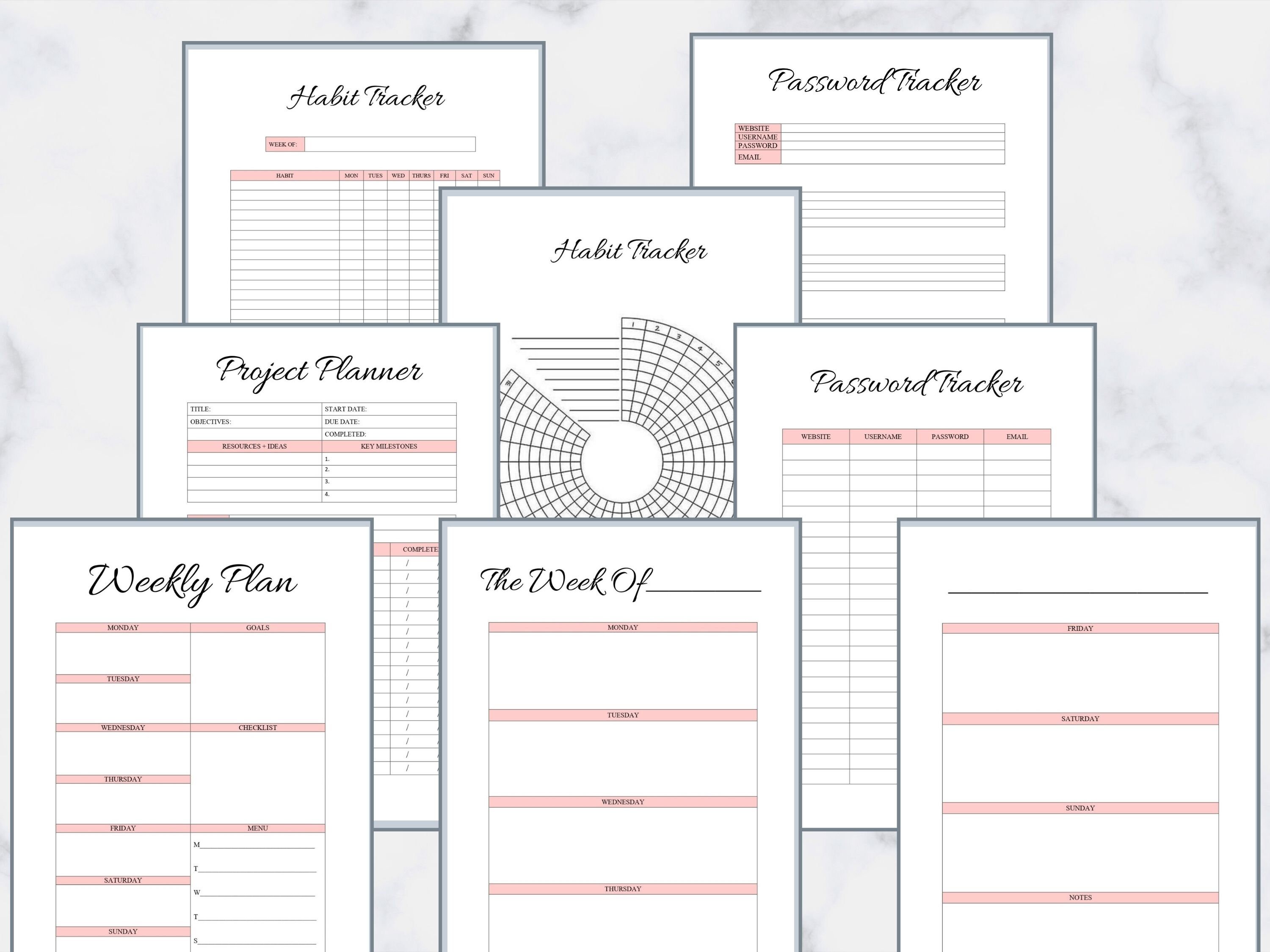 Life Planner Printable Life Planner Life Planner Binderlife - Etsy