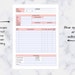 Custom Order Form, Order Tracker, Printable Order Form, Order Form ...