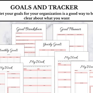 Printable Life Planner, Undated Life Planner, Printable Planner Bundle ...