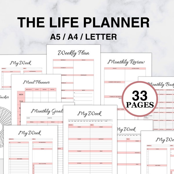 Life Planner - Etsy Canada