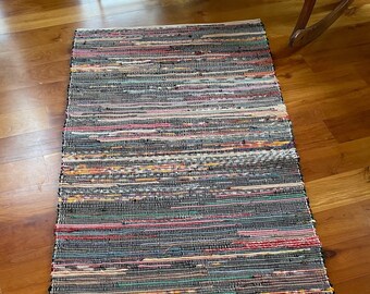 Rag Rug Runner - Etsy