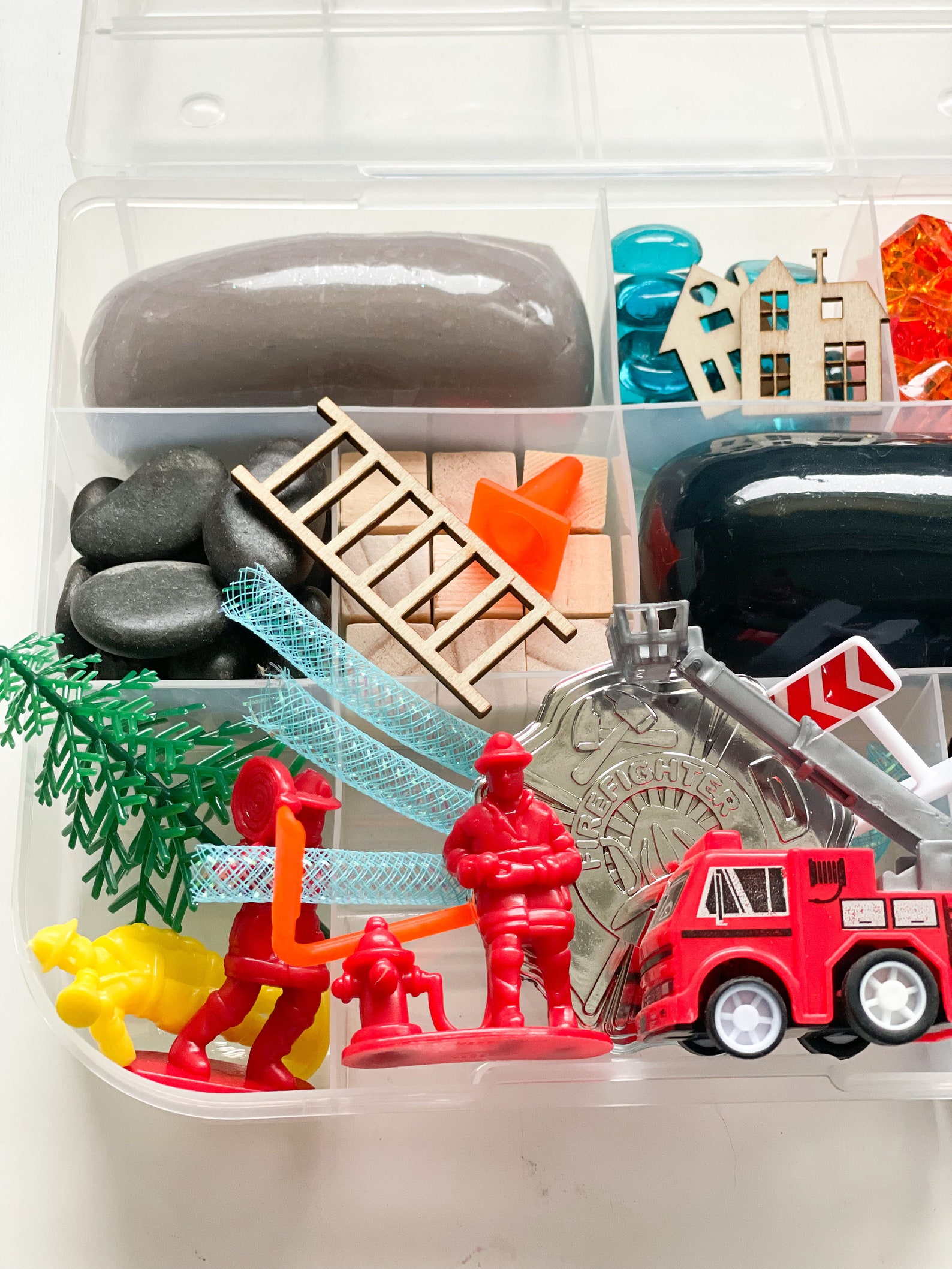 Play Dough Kit, Firefighter Play Dough Kit, Firefighter, Sensory Kit ...