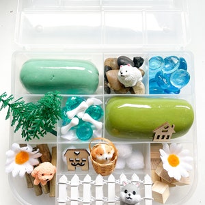 Play Dough Kit, Dog Play Dough Kit, Kids Gift, Dog Sensory Box, Sensory ...