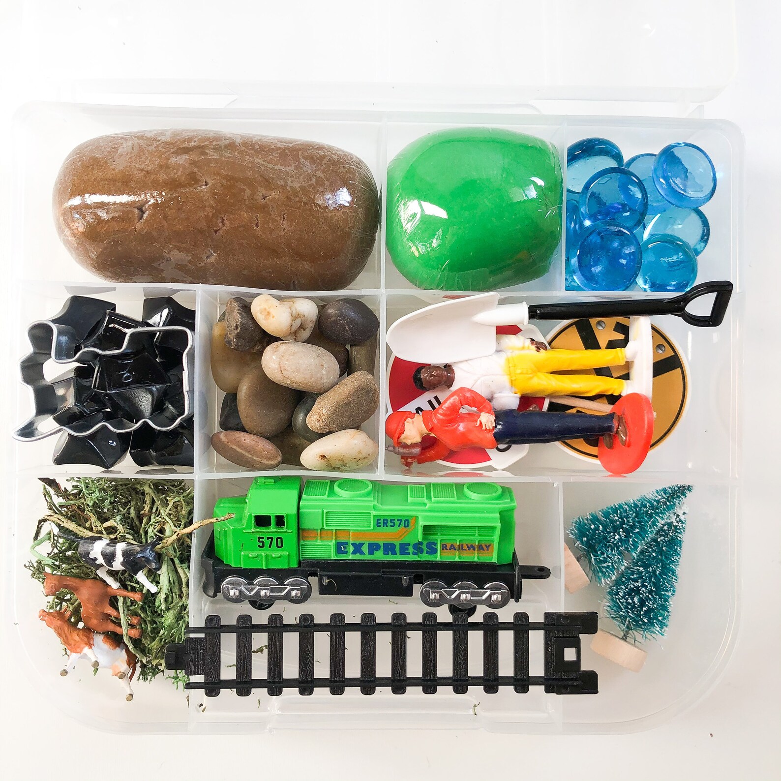 Play Dough Kit Train Play Dough Kit Transportation Sensory | Etsy