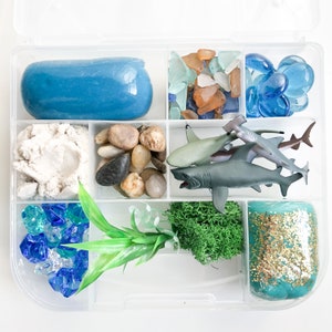 Play Dough Kit, Sharks Play Dough Kit, Sensory Kit, Play Dough Sensory ...