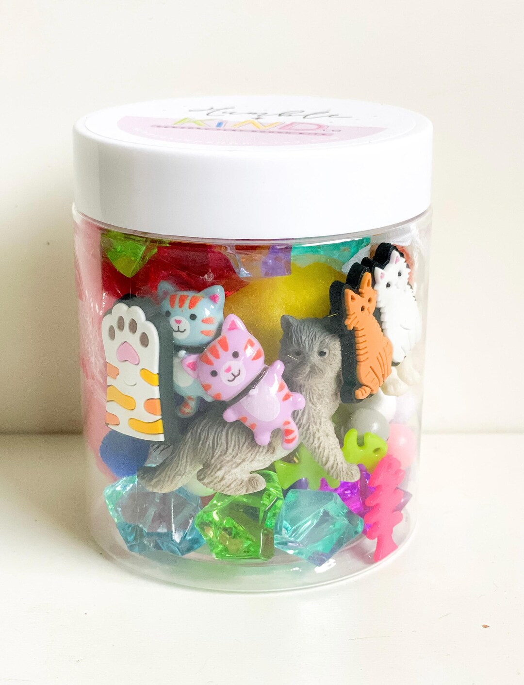 Play Dough Kit, Cat Play Dough Jar, Kids Gift, Kitty Play Dough ...