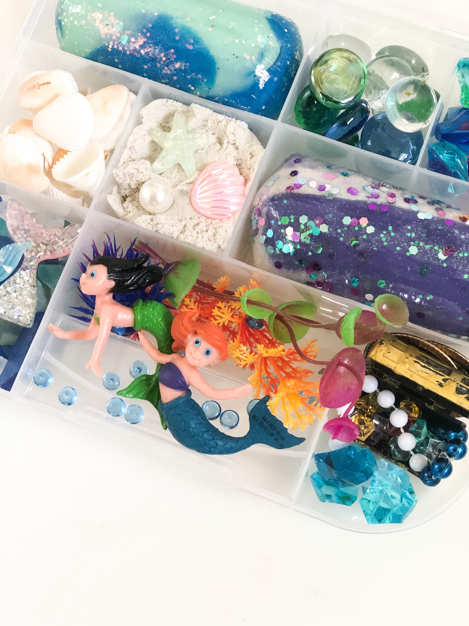 Play Dough Kit Mermaid Play Dough Kit Mermaid Kit Sensory | Etsy