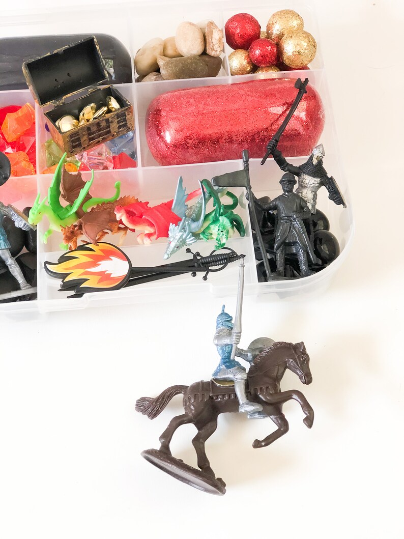 Play Dough Kit, Dragons Play Dough Kit, Dragons and Knights, Sensory ...