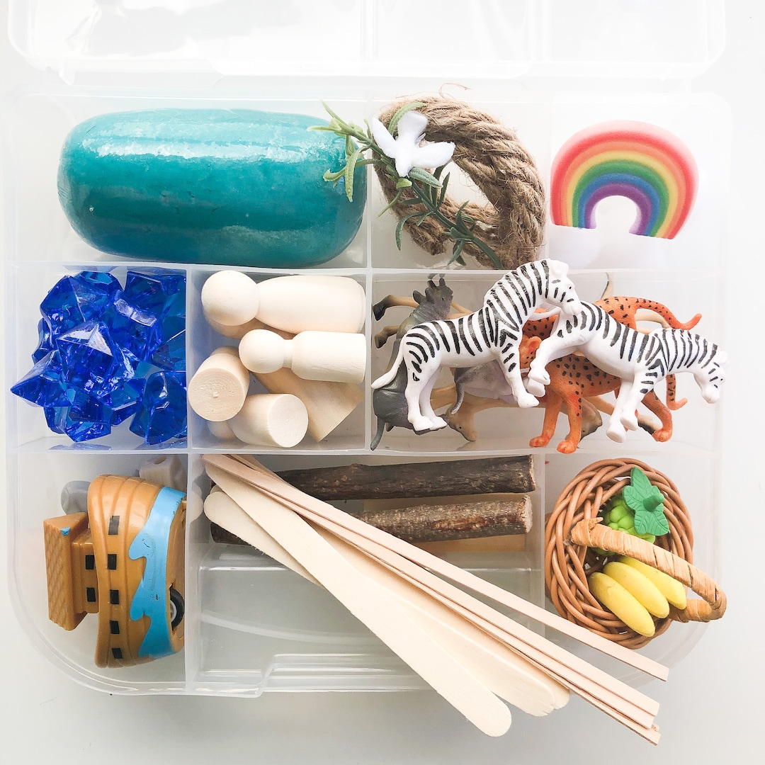 Play Dough Kit, Noah’s Ark Play Dough Kit, Sensory Kit, Play Dough ...