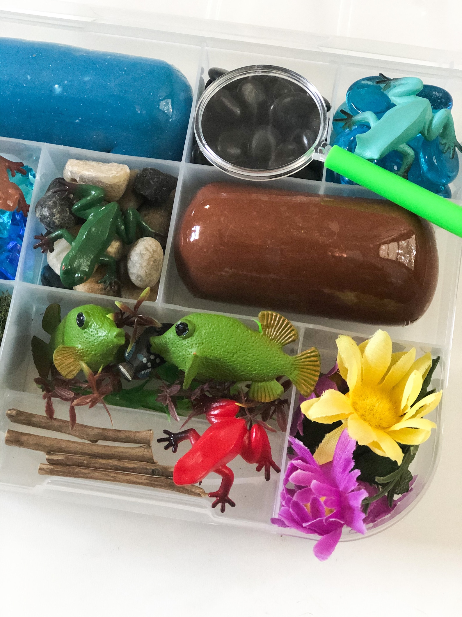 Play Dough Kit Pond Play Dough Kit Dough Kit Play Kit - Etsy