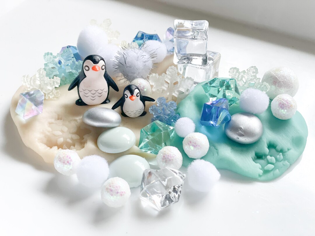 Play Dough Kit, Play Dough Jar, Arctic Play Dough, Winter Play Dough ...