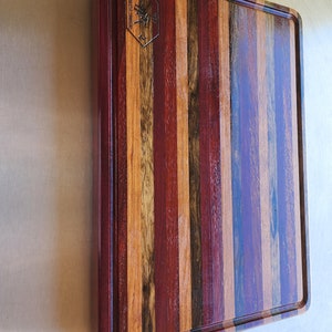 Xl Exotic Wood Cutting Board - Etsy