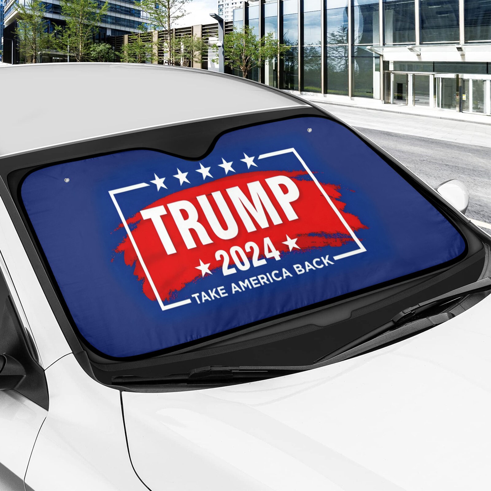 Take America Back! - MAGA TRUMP 2024 - Car Windshield Sunshade | Car ...