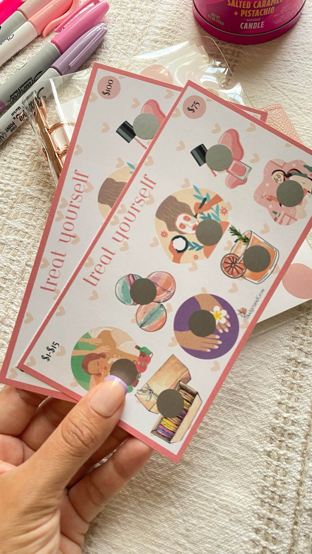 A6 Scratch-off Savings Low-income Scratch-offs Treat Yourself Savings ...