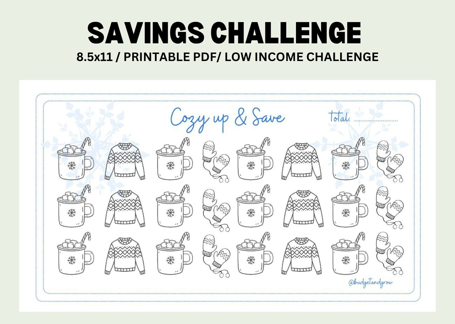Mini Savings Challenge A6 Printable Low Income Savings Challenge Digital Download - Etsy