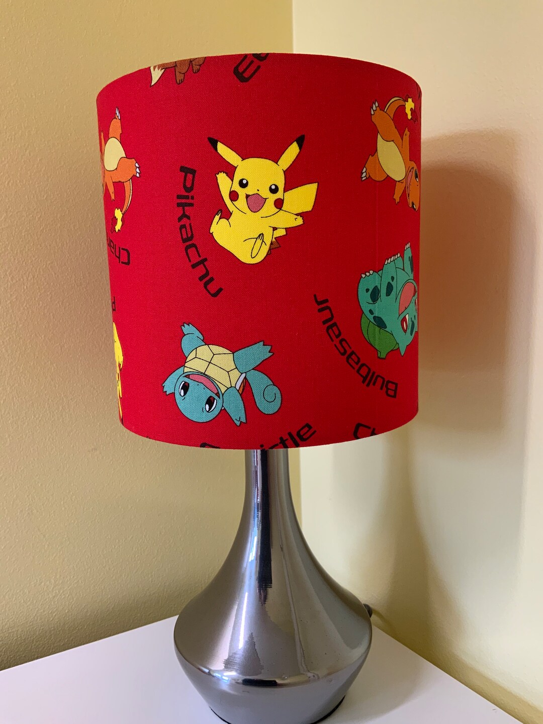 Pokemon Table Lampshade for Child's Bedroom - Etsy