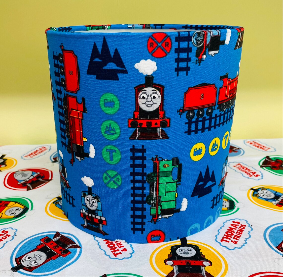 Thomas the Tank Engine Table Lampshade for Child's Bedroom - Etsy