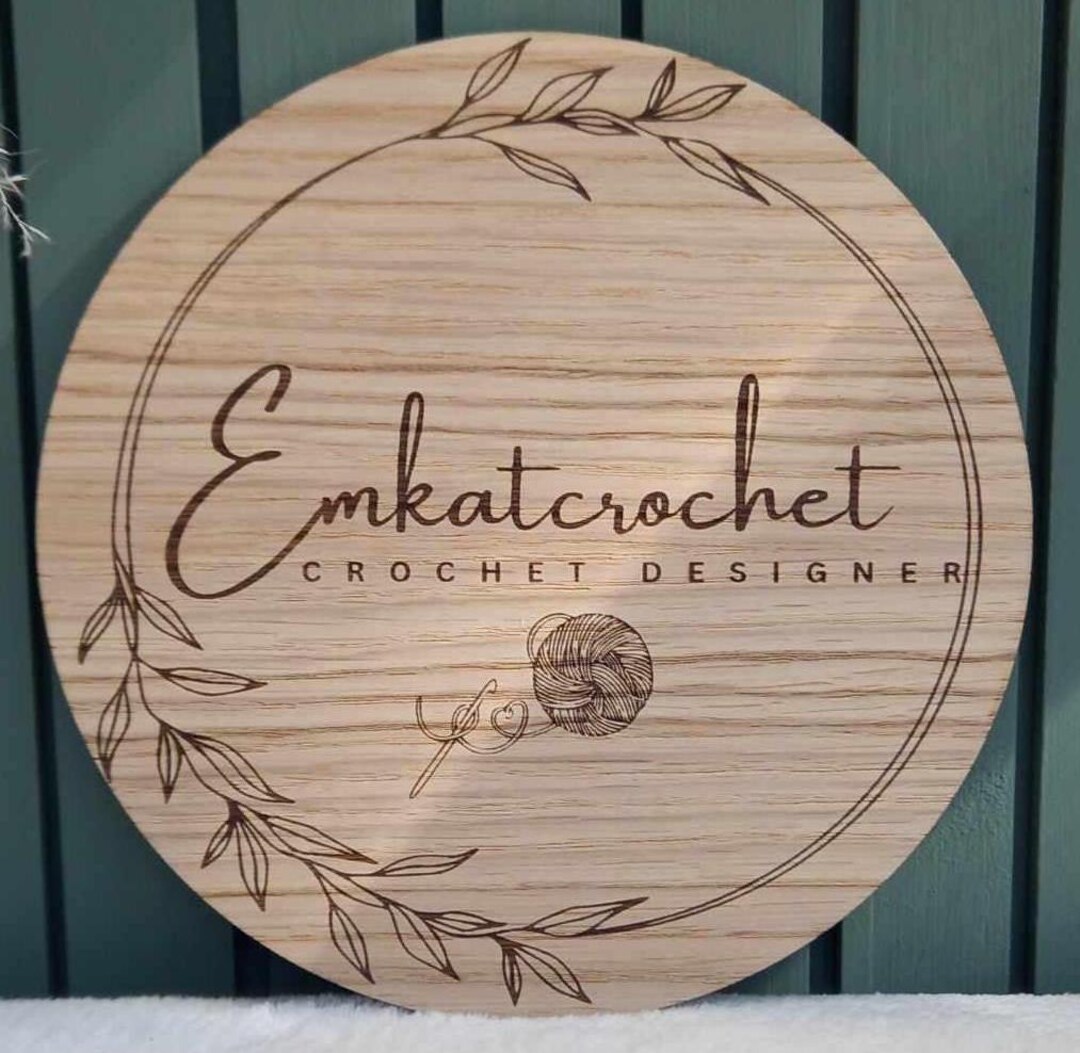 Business Logo Sign, Laser Engraved Brand Logo Sign - Etsy