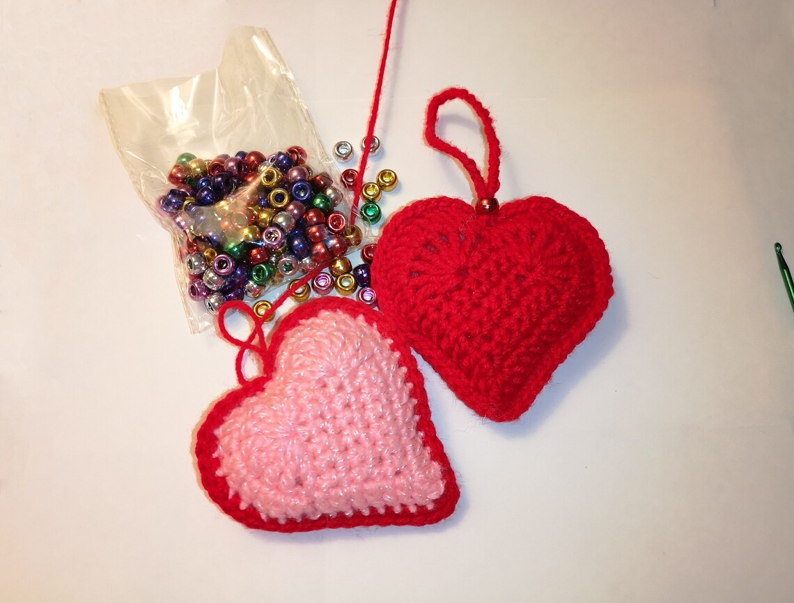 Crochet Puffy Heart Pattern Amigurumi Pattern Stuffed Heart PDF - Etsy