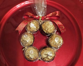 Ferrero Rocher Mini Wreath - Etsy