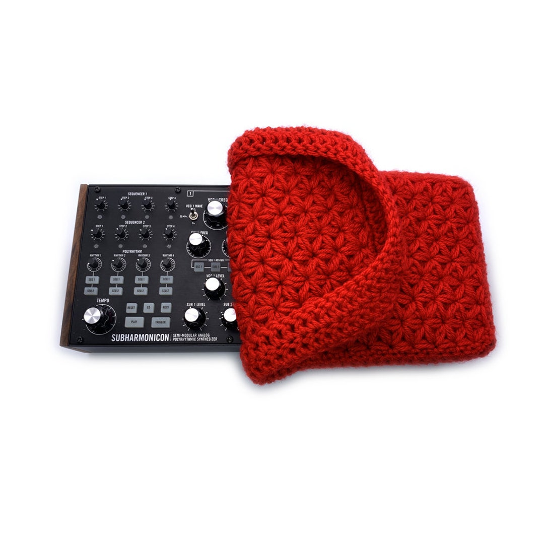 Jasmine Stitch Crochet Dust Cover for Moog Semi-modular Synths (60hp ...