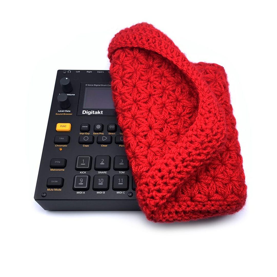 Jasmine Stitch Crochet Dust Cover for Elektron Digitakt, Digitone, and ...