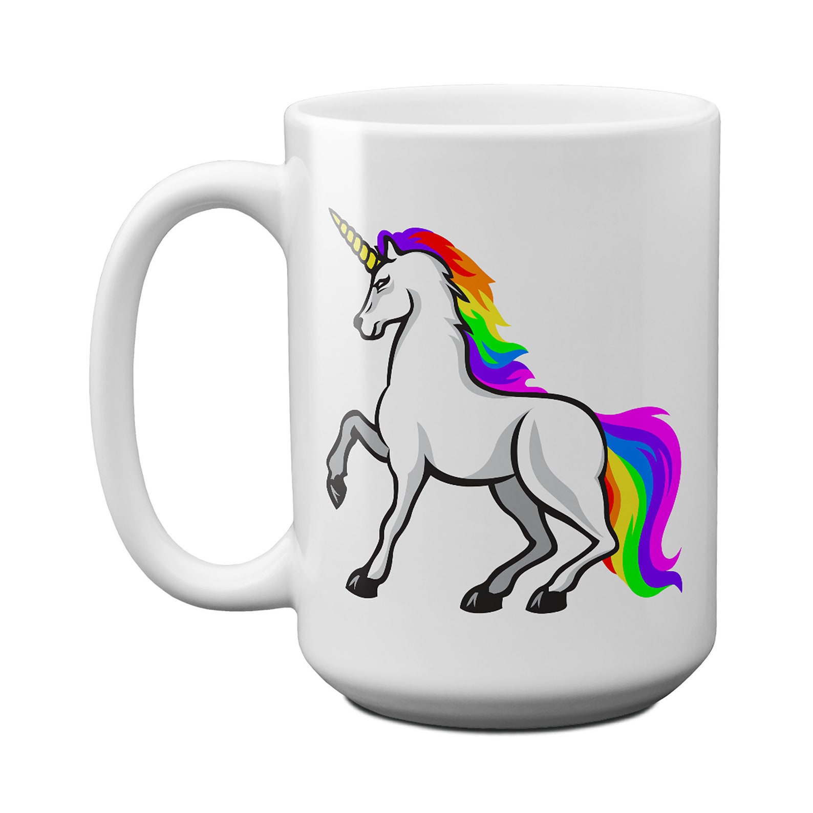 Regal Rainbow Unicorn Mug - Etsy