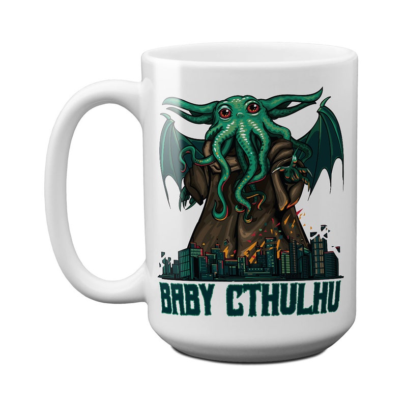 The Child Cute Baby Cthulhu Mug - Etsy