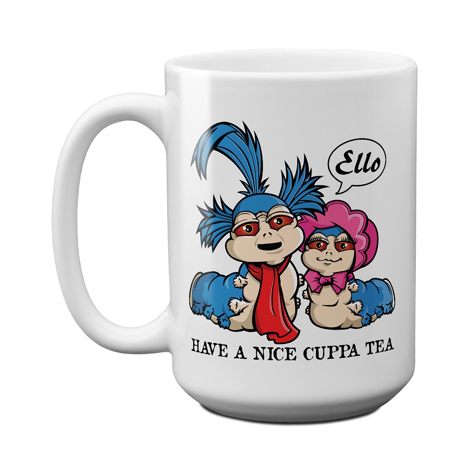 Ello Worm Hospitality Mug Labyrinth Blue Worm Mug - Etsy