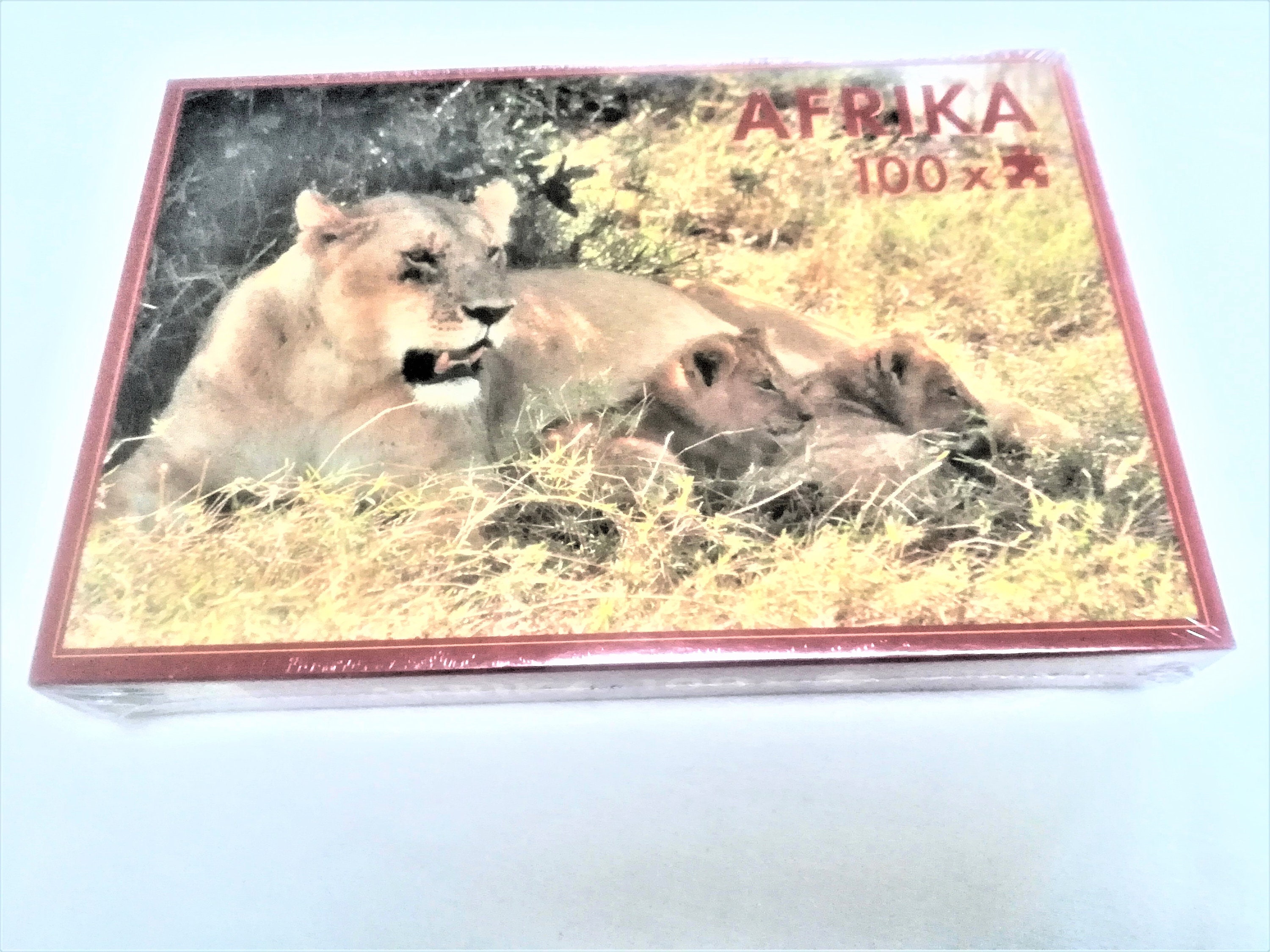Vintage Ikea Afrika 100 Pieces Jigsaw Puzzle Lions for Over 3 Years Old ...