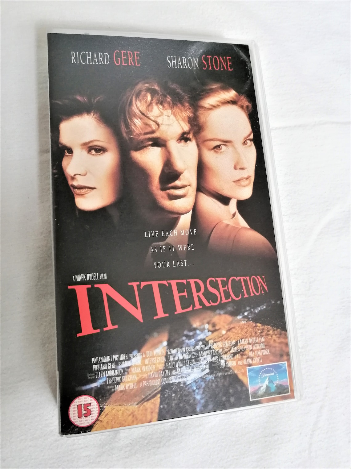 Intersection - Richard Gere - Sharon Stone - VHS Video Movie Cassette ...
