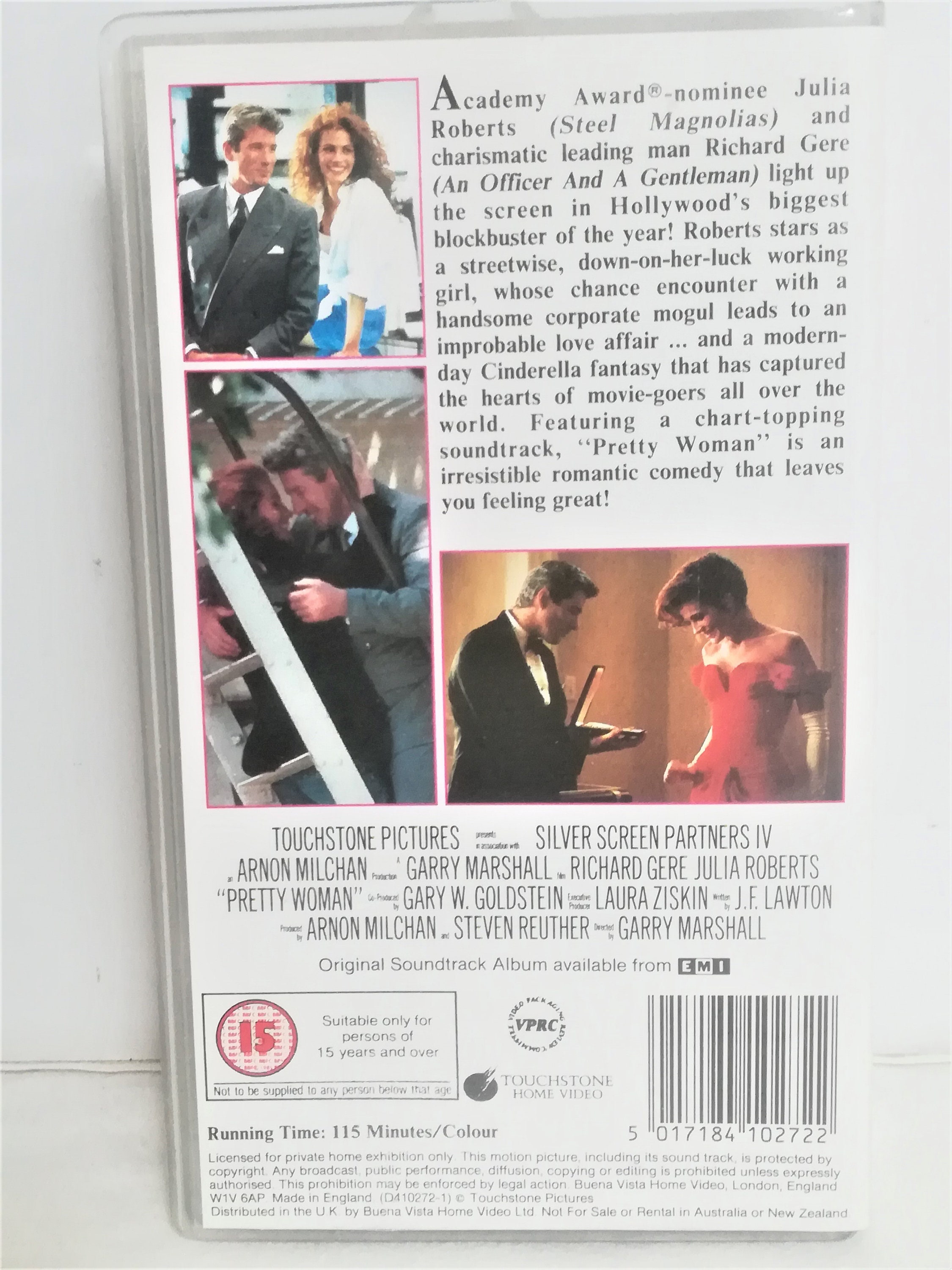 Pretty Woman (1990) VHS Video, Julia Roberts, Richard Gere Movie ...