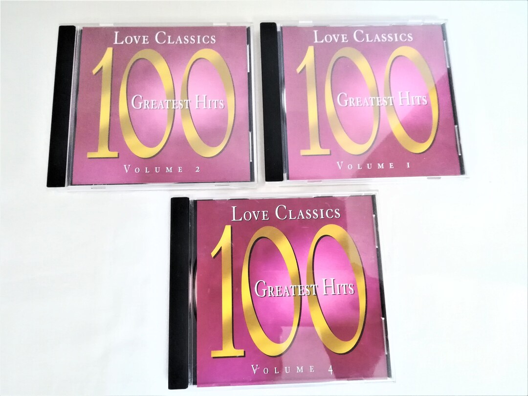 Love Classics 100 Greatest Hits CD - Volumes 1, 2 & 4 - Etsy