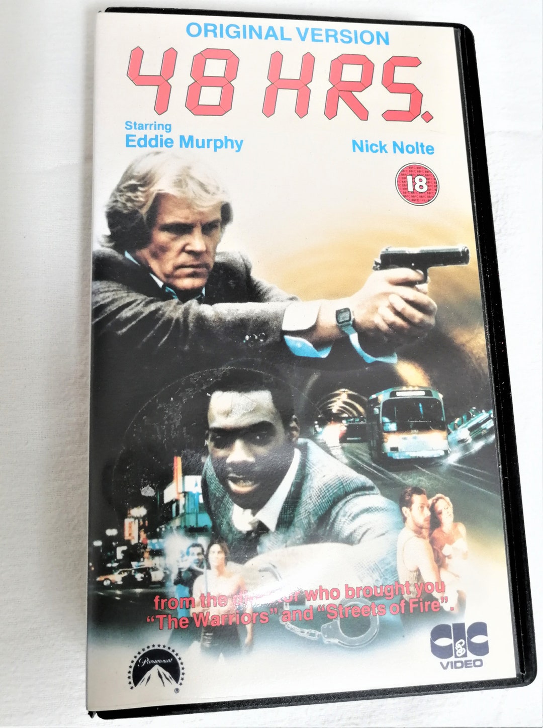 48 Hrs Vhs Video Eddie Murphy Nick Nolte Movie Cassette Tape Big Box ...