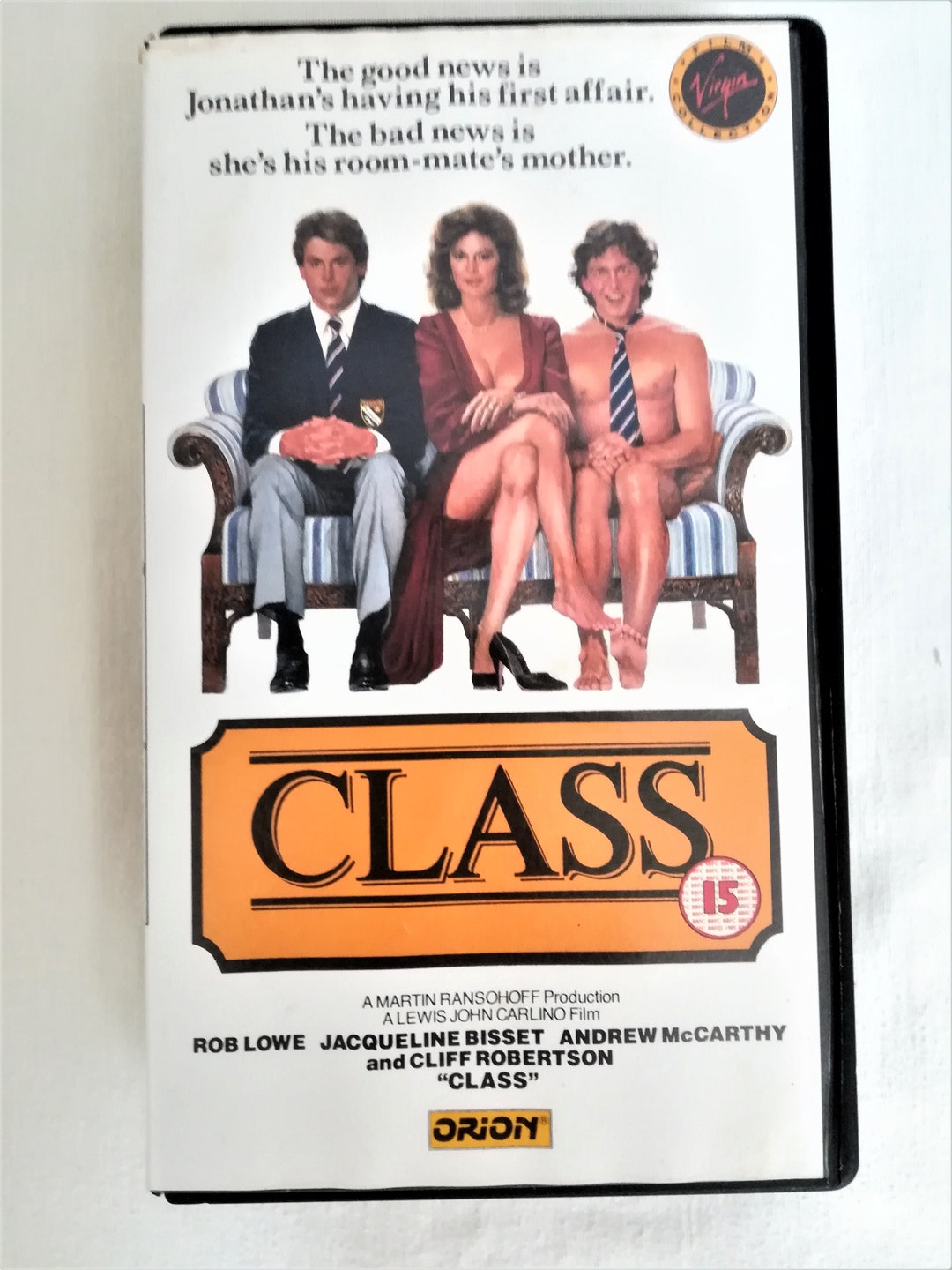Klasse VHS 1983 Klassiker der 80er Jahre Film Rob Lowe Jacqeline Bisset VHS Video Film Kassette ...