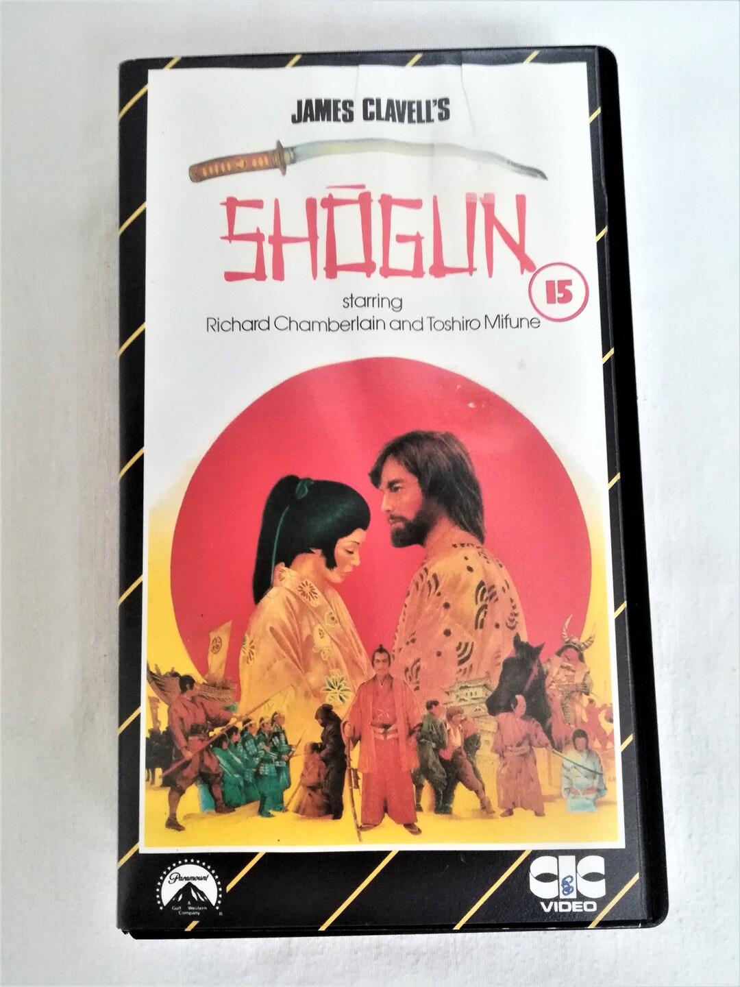 Shogun CIC VHS Video Richard Chamberlain VHS Video Movie Cassette Tape ...