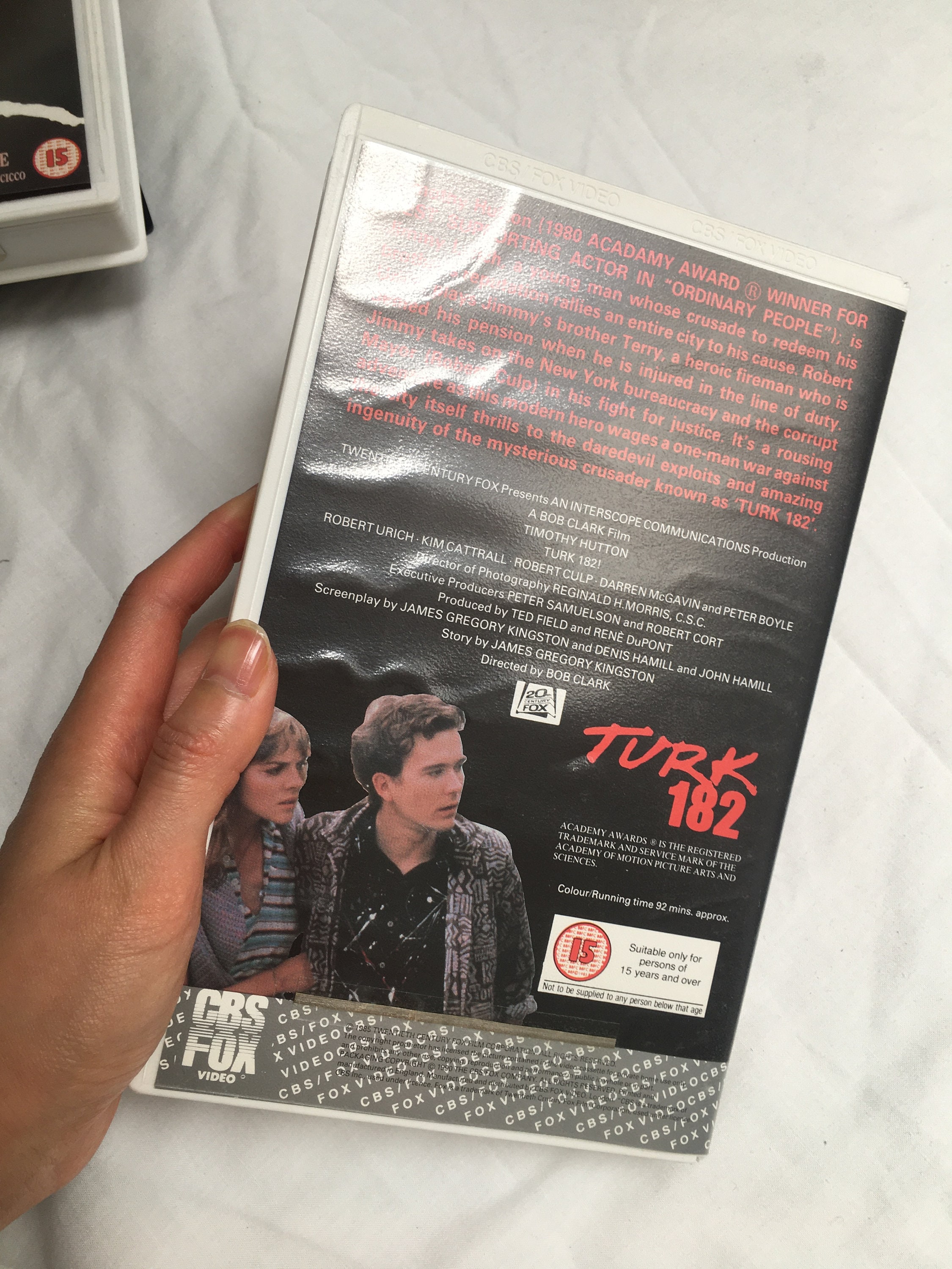 Turk 182 CBS FOX Timothy Hutton Kim Cattrall Peter Boyle Vintage Retro ...