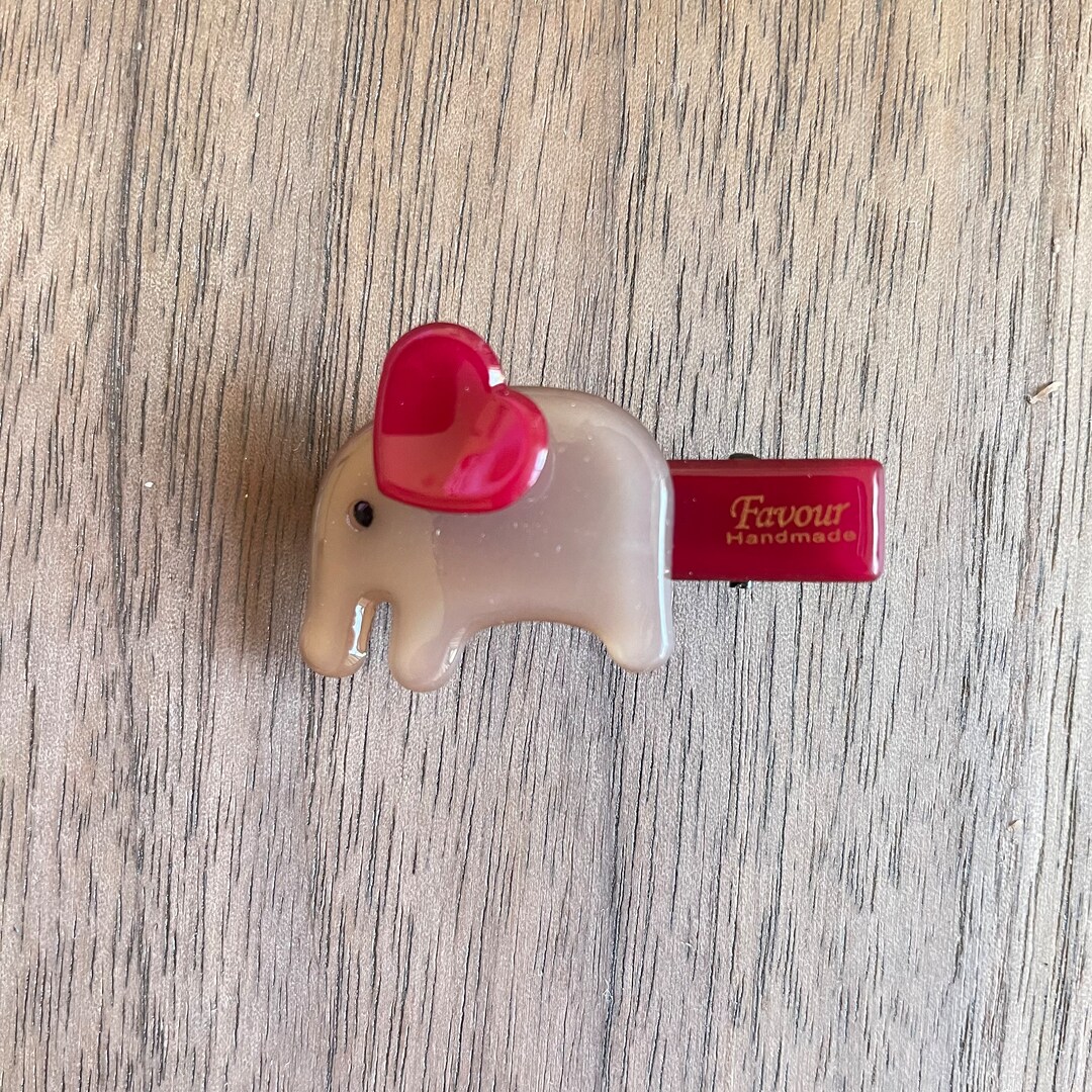 Animal/alligator Clip Hairpin Side Elephant Puppy Giraffe Lollipop Bear ...